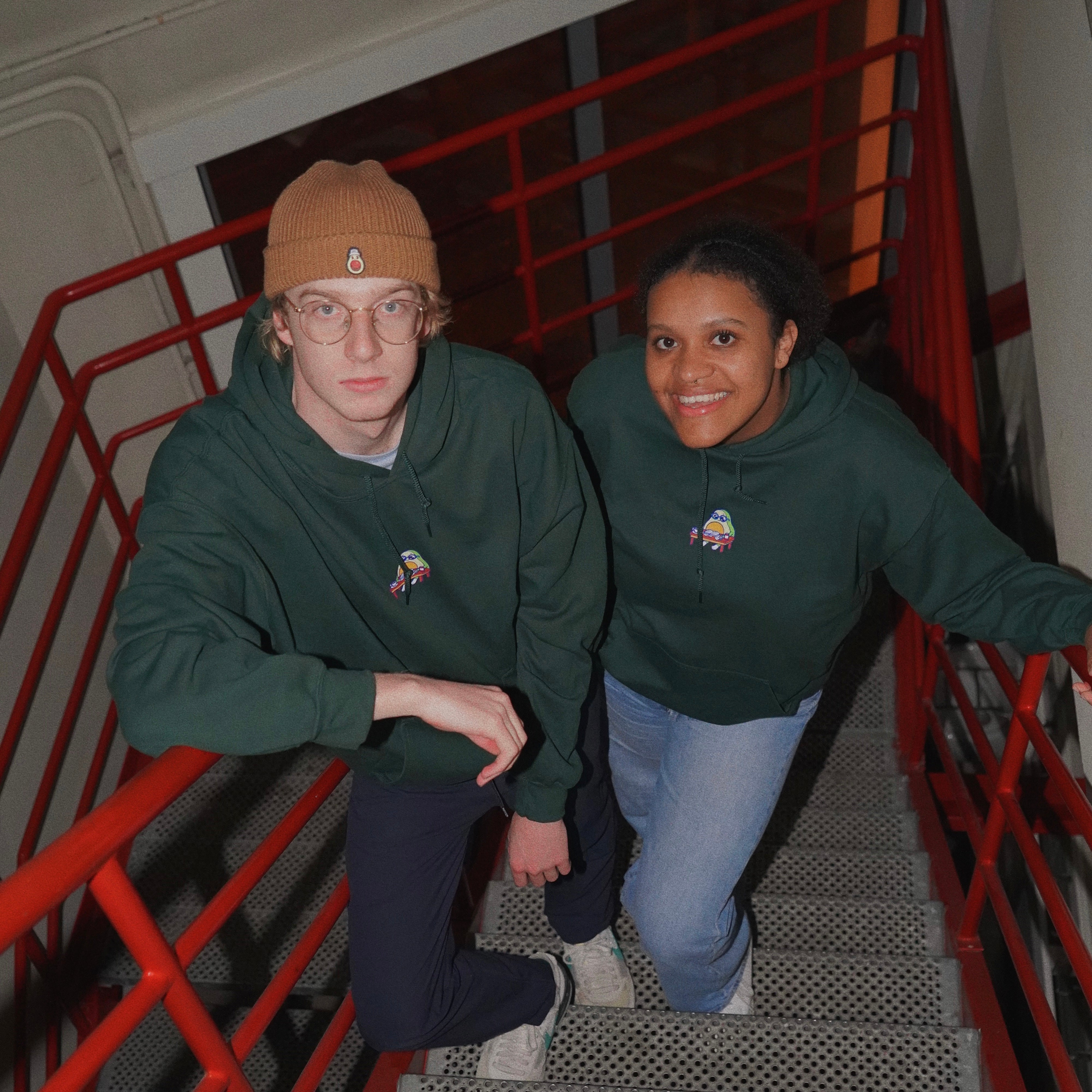 Avo&Cado - StudyCado Forest Green Hoodie